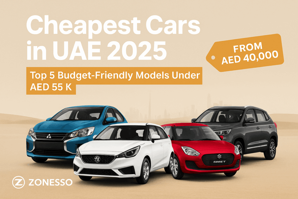 Which Is The Cheapest Car In The UAE? Top 5 Most Affordable Cars in ...